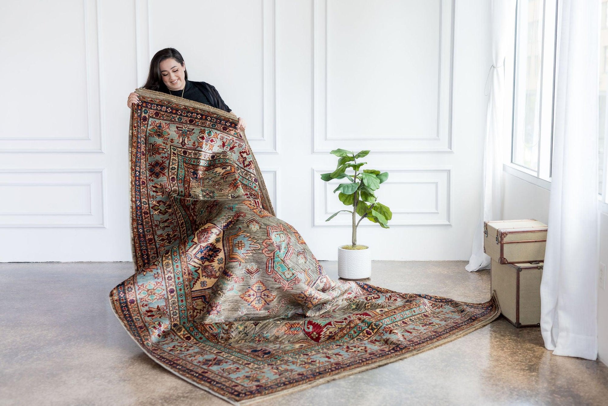 Afghan Rugs Luxury Handmade - Afghan Area Rugs - Afghanistan - Wool ...