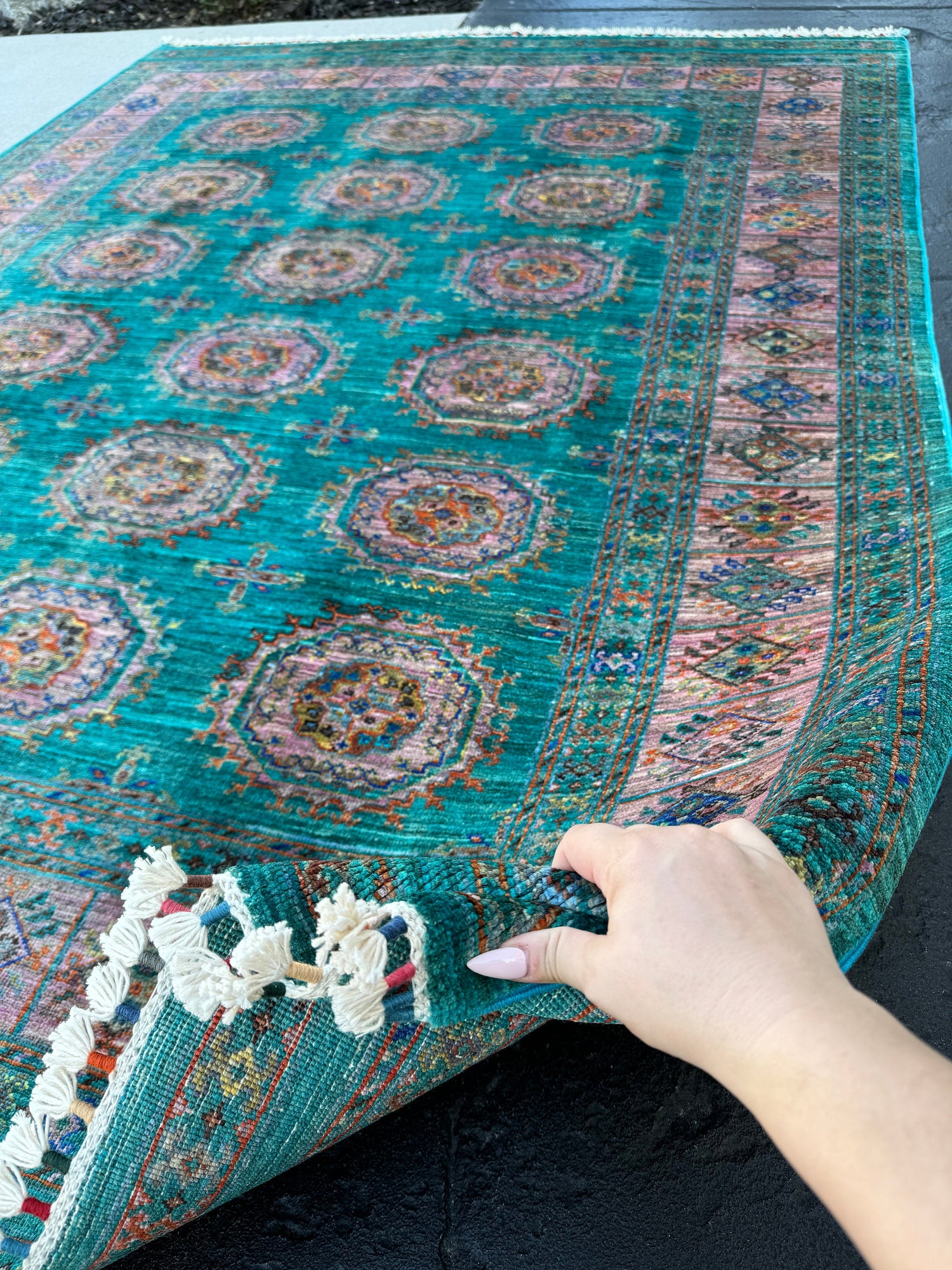 Authentic Handmade Afghan Rugs: Hand-Knotted Handwoven Luxury Wool Area ...