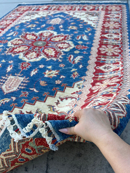 Handmade Afghan Wool Area Rugs - Hand-Knotted - Sustainable - Ethical ...