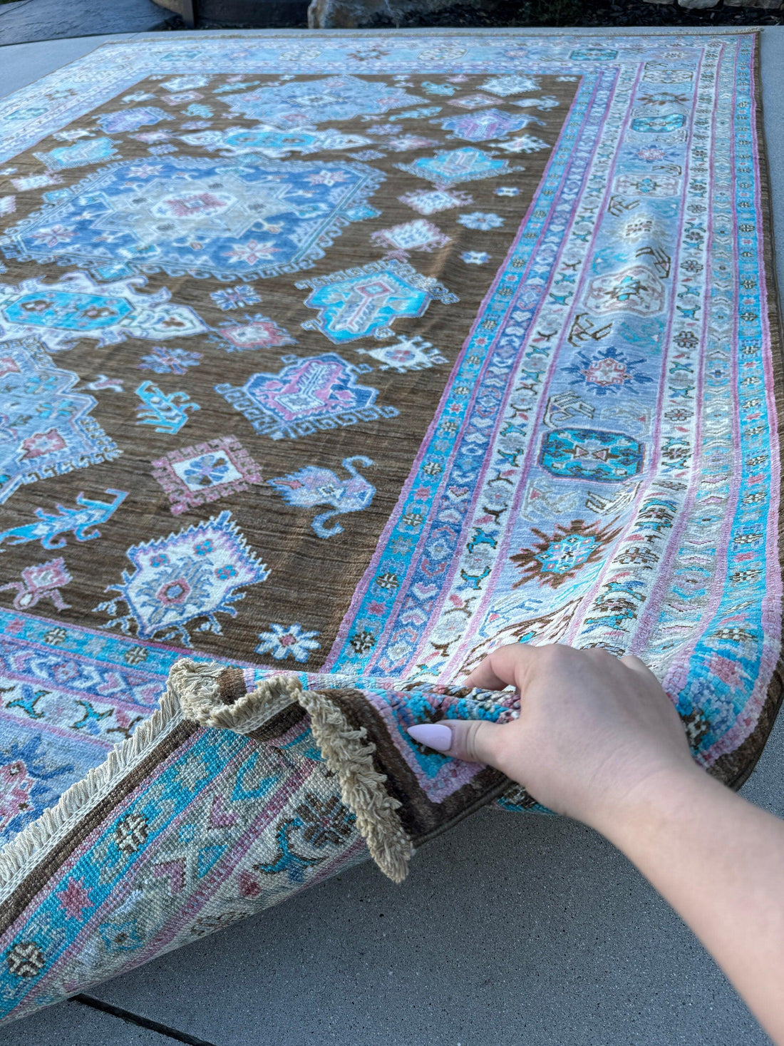 Authentic Handmade Afghan Rugs: Hand-Knotted Handwoven Luxury Wool Area ...